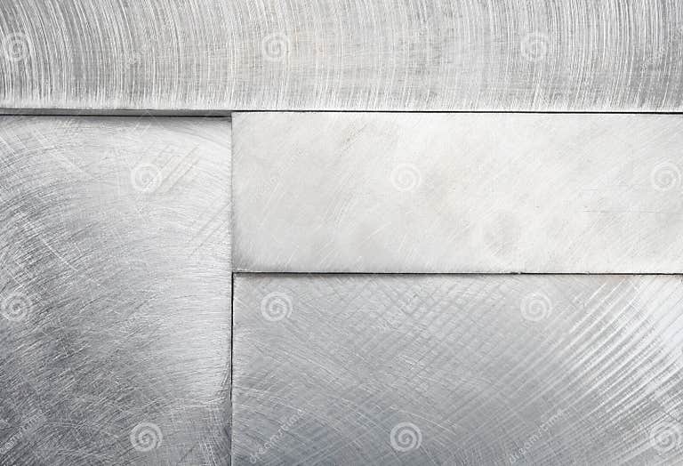 Stacked Metal Block Background Stock Photo - Image of groove, brushed ...