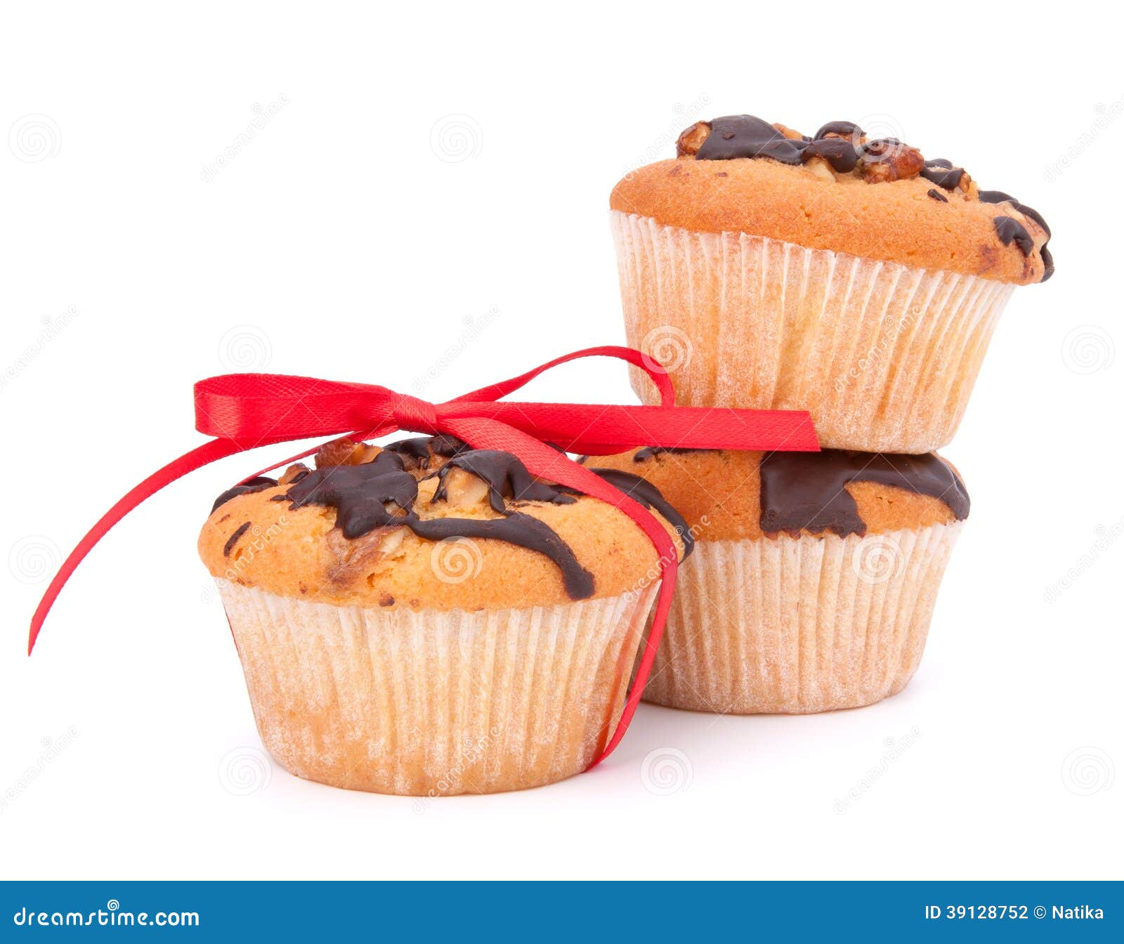 Stacked muffins stock photo. Image of indulgence, freshly - 39128752
