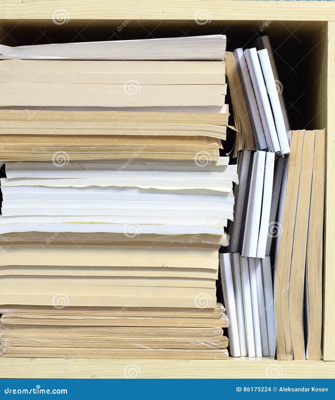 Stacked office papers stock photo. Image of folders, stack - 86175224