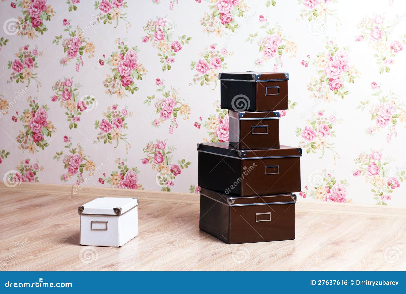 Stacked Office Storage Boxes Stock Photo - Image of modern, stack: 27637616