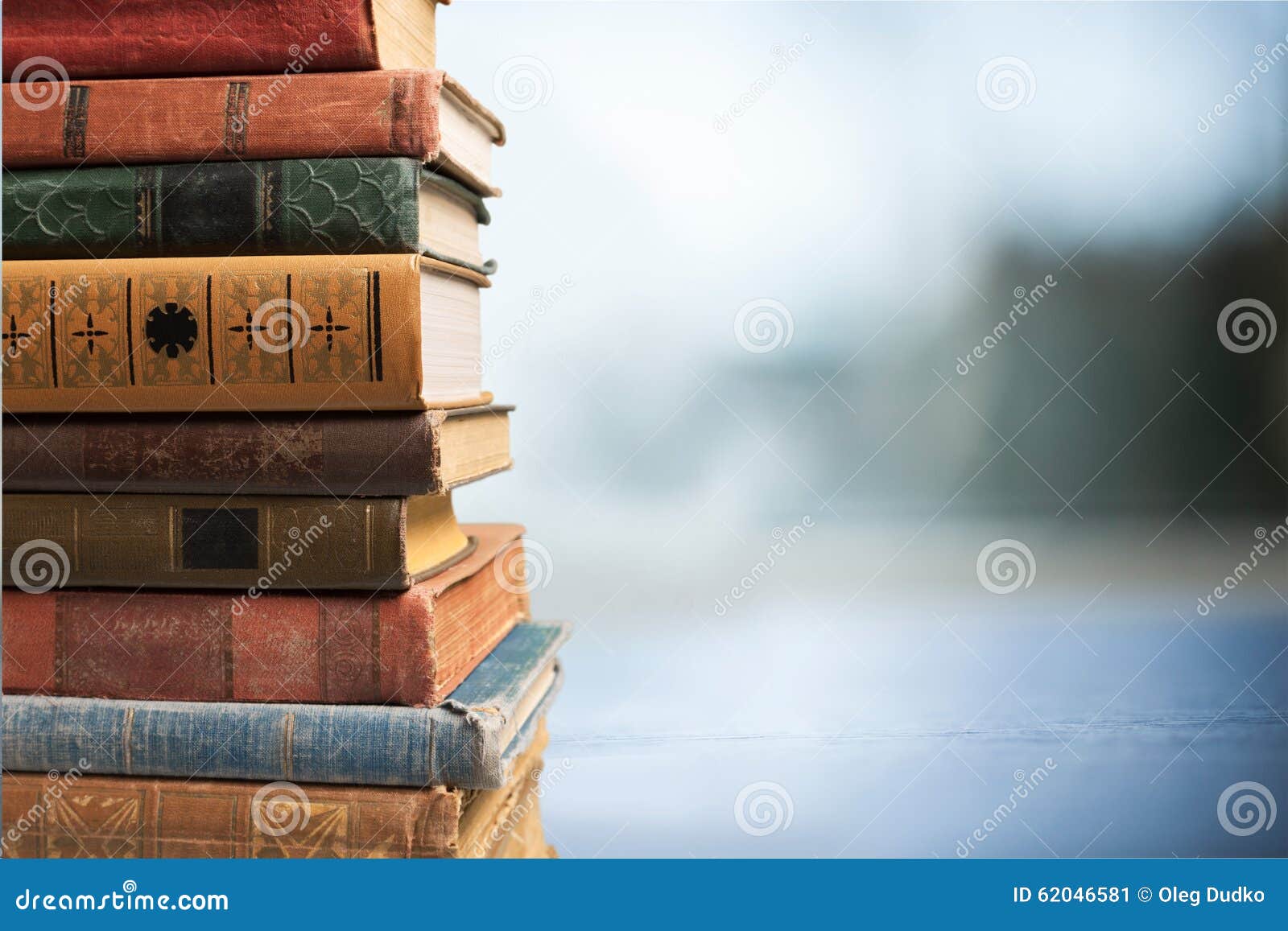 Stacked old books stock image. Image of stacked, bookshelf - 62046581
