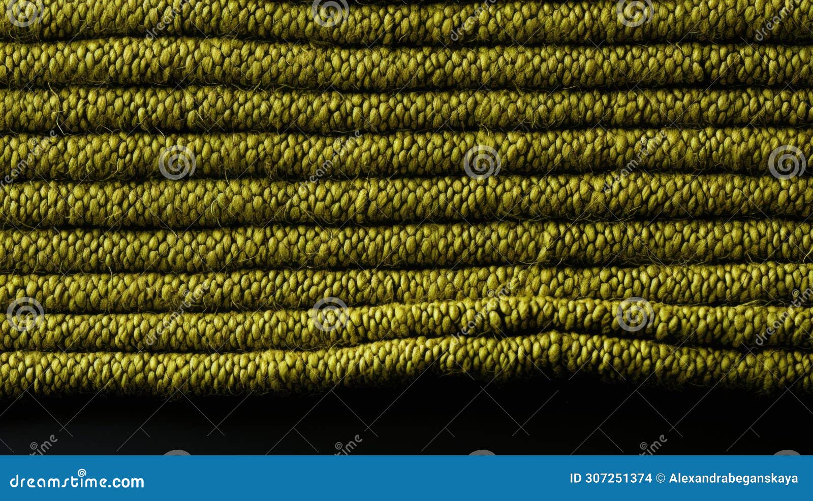 Stacked Olive Green Textured Ropes. Close-up Texture and Pattern ...