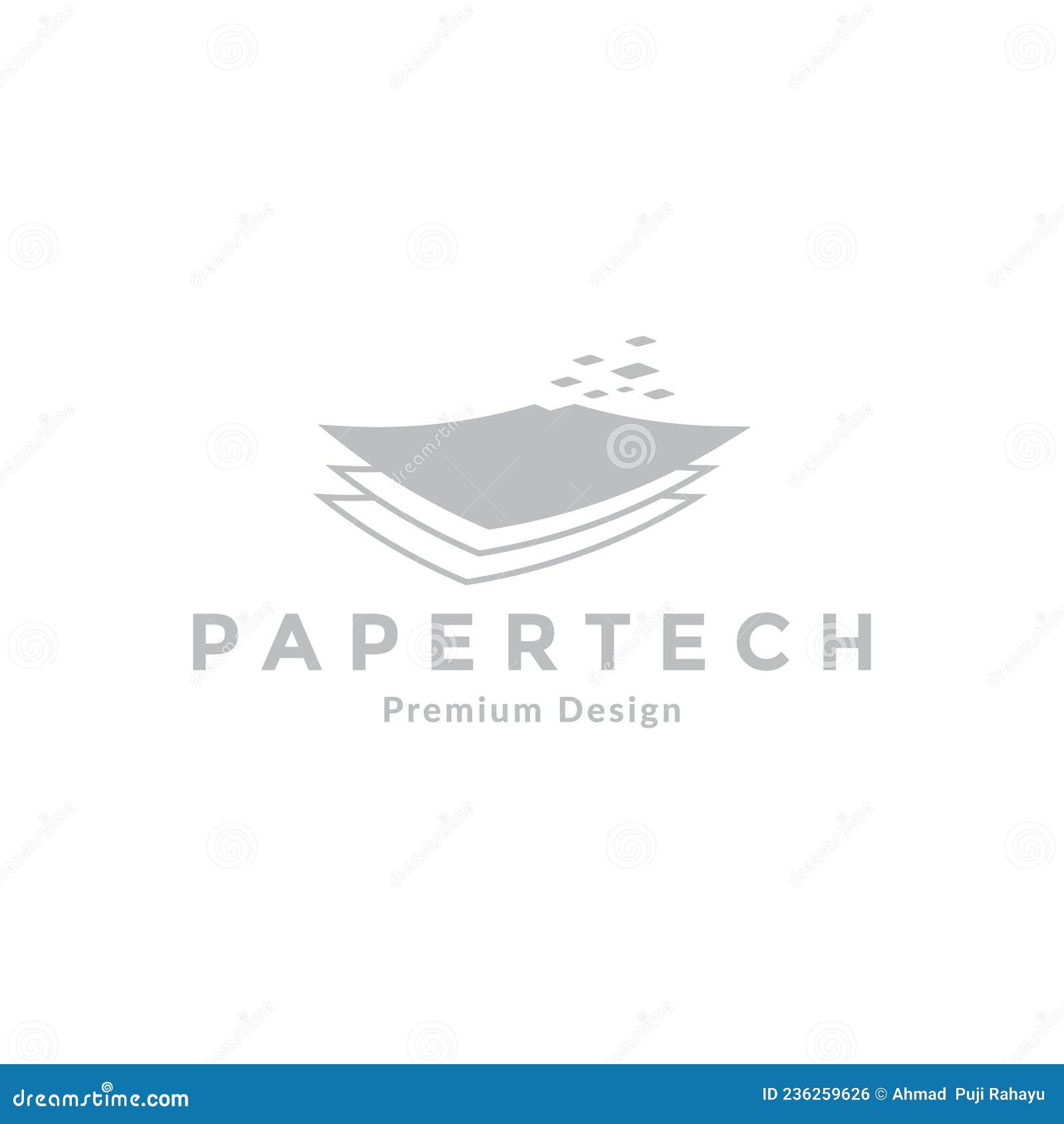 Stacked Paper Doc Data Tech Logo Symbol Icon Vector Graphic Design ...