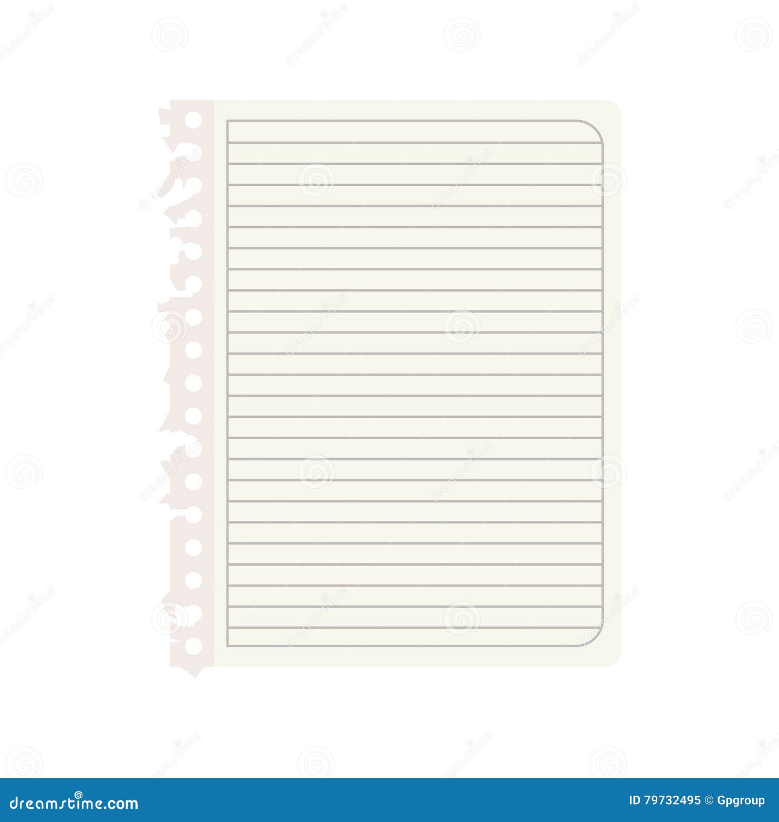 Stacked Paper Sheets with Text Stock Vector - Illustration of document ...