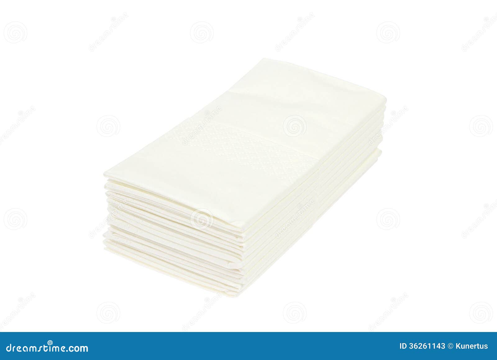 Stacked Paper Tissue on White Stock Image - Image of blank, soft: 36261143