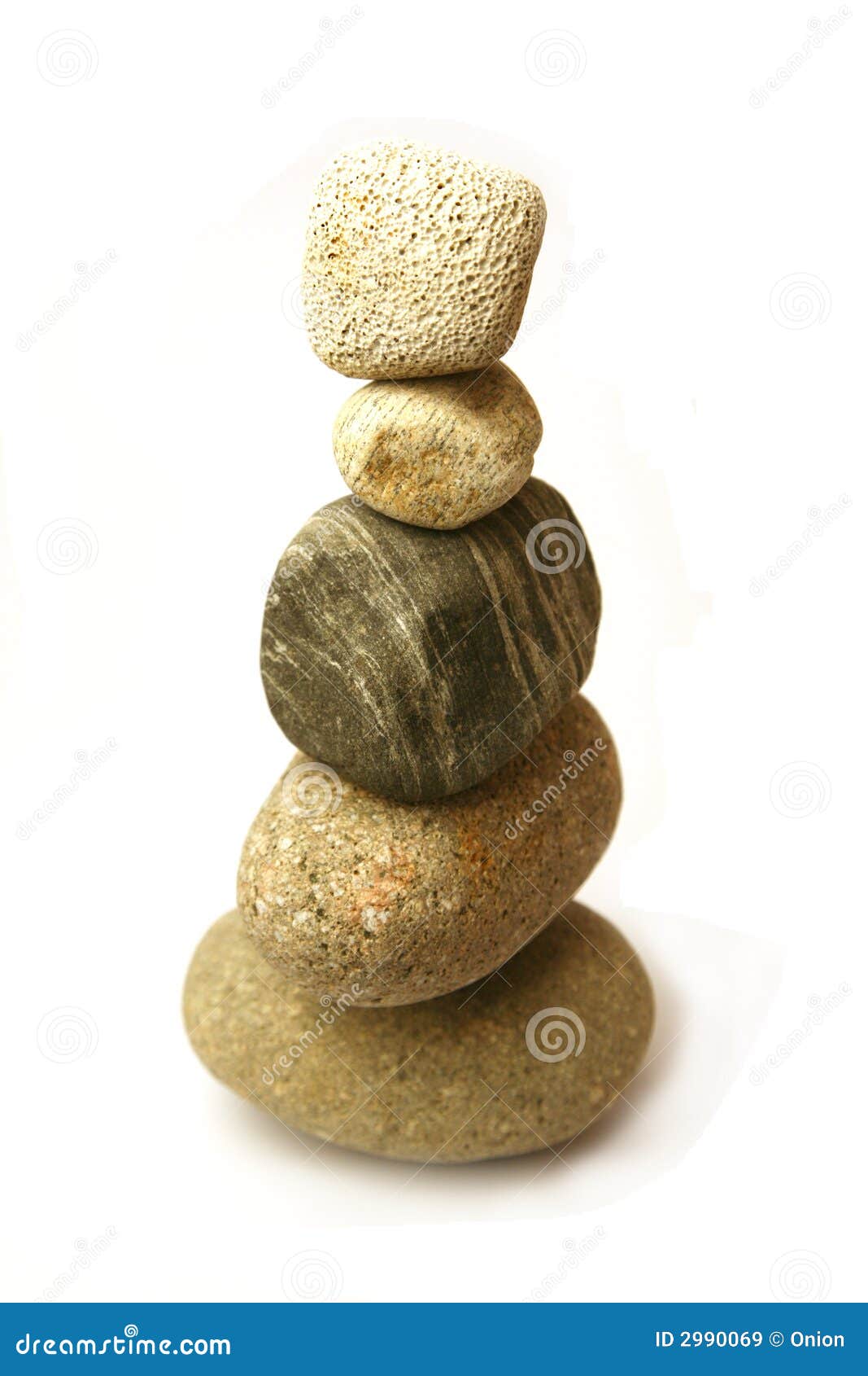 Stacked pebbles stock image. Image of rock, balancing - 2990069