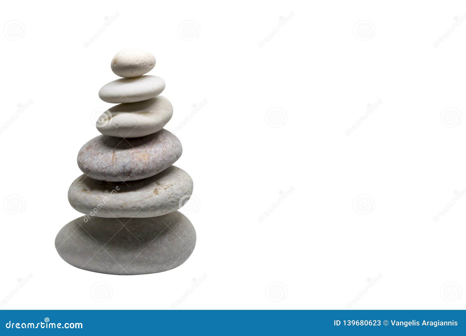 Stacked Pebbles. Various Stones Of Different Shapes And Sizes. Stock ...