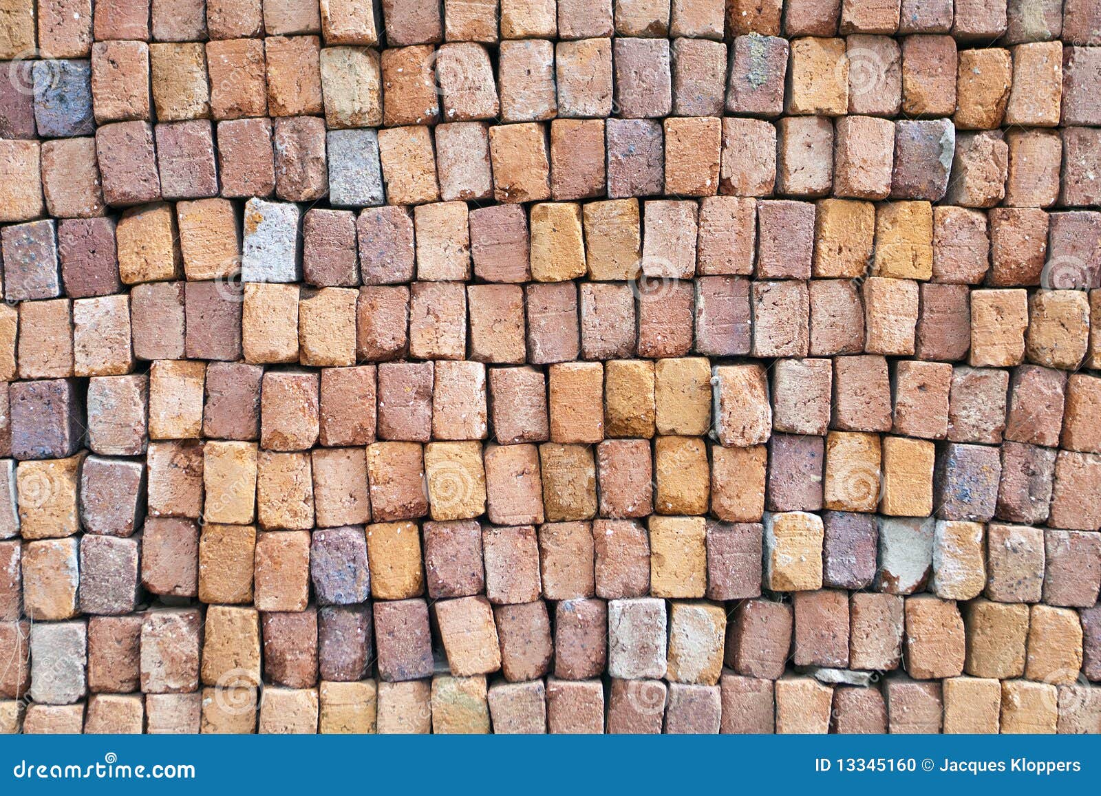 Stacked Pile of Building Bricks Stock Photo - Image of material, pile ...