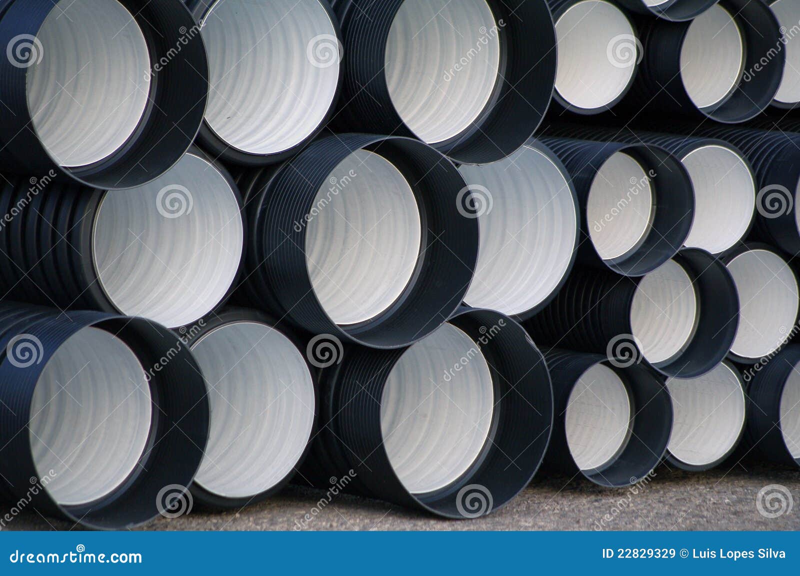 Stacked pipes stock image. Image of background, duct - 22829329