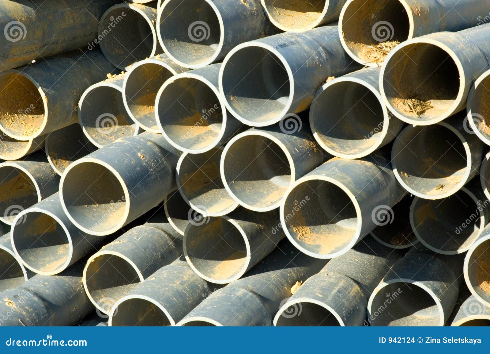 Stacked pipes stock photo. Image of business, pattern, tubing - 942124