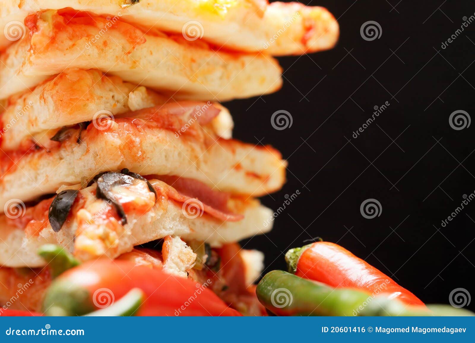 Stacked Pizza Boxes Royalty-Free Stock Image | CartoonDealer.com #253768216