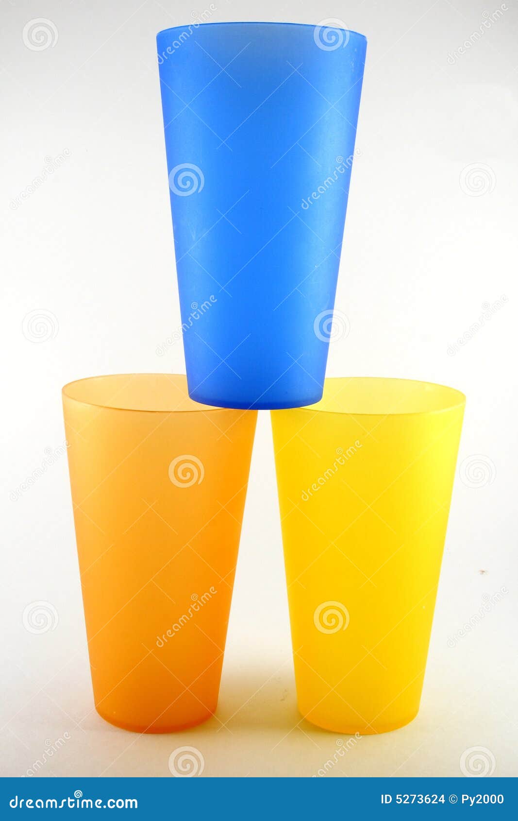 Stacked plastic party cups stock photo. Image of colored - 5273624