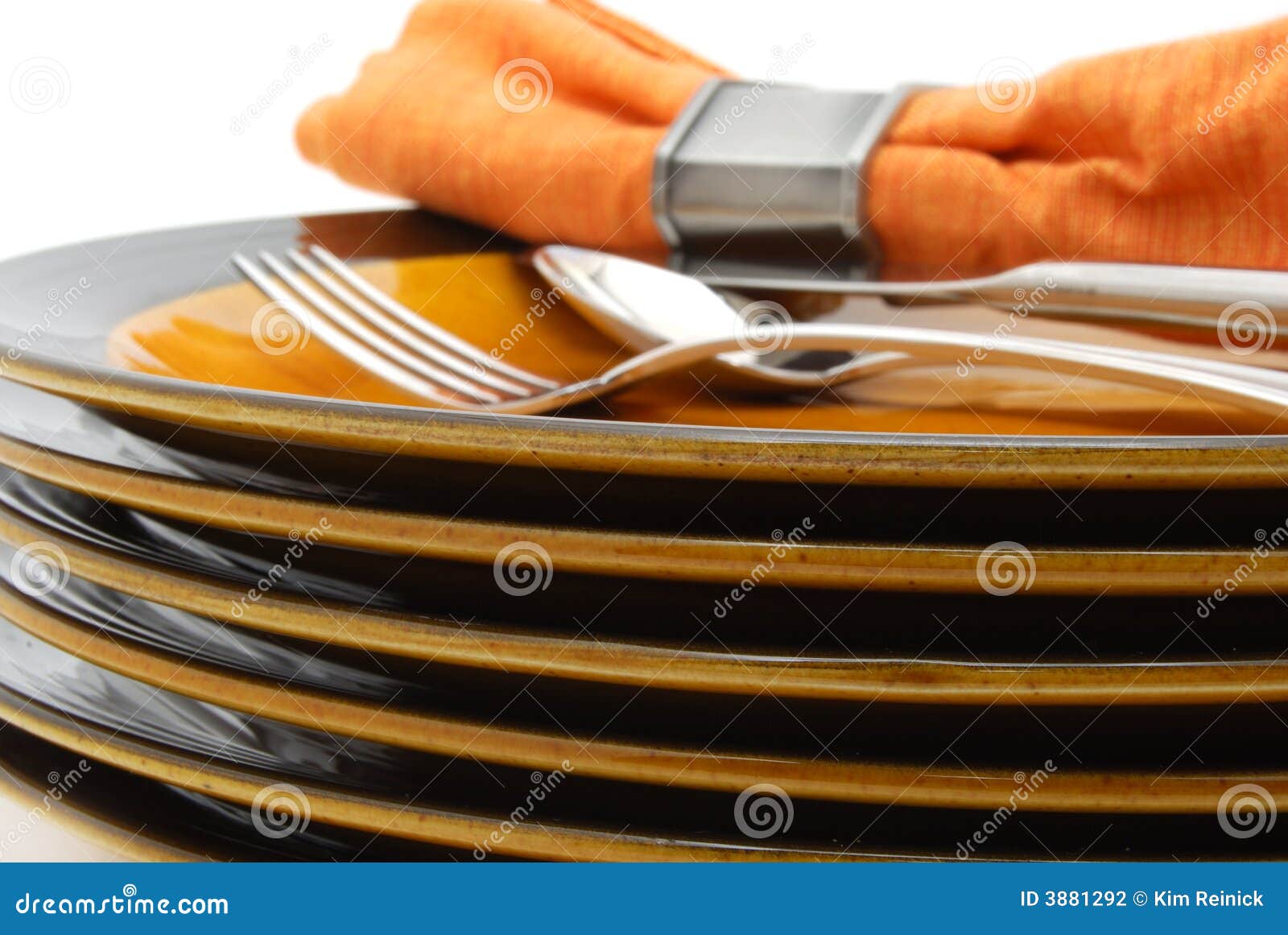 Stacked plates stock photo. Image of dishes, entertain - 3881292