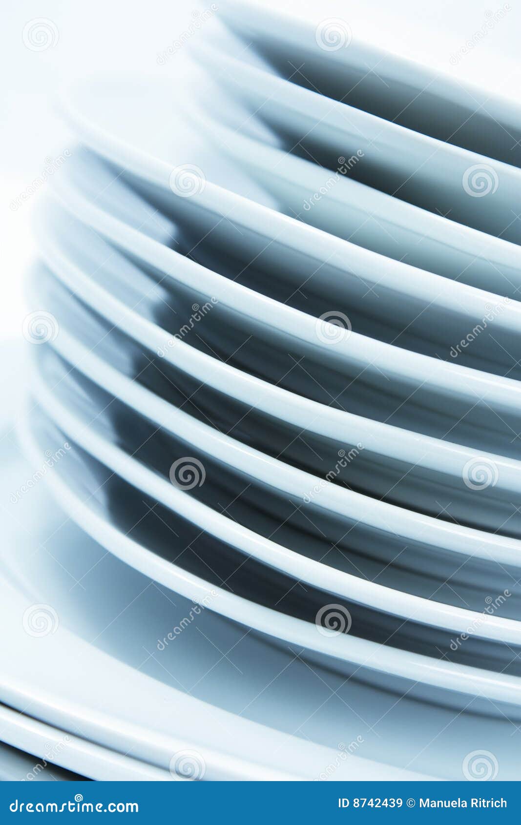 Stacked plates stock image. Image of pile, dishes, china - 8742439