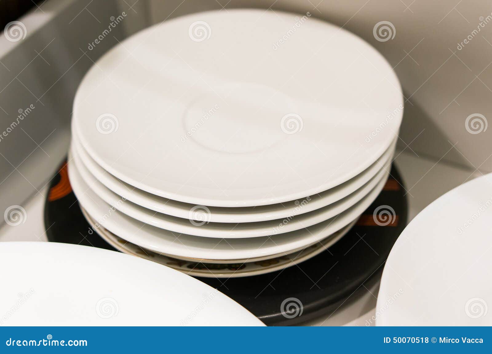 Stacked plates stock photo. Image of stacked, plates - 50070518
