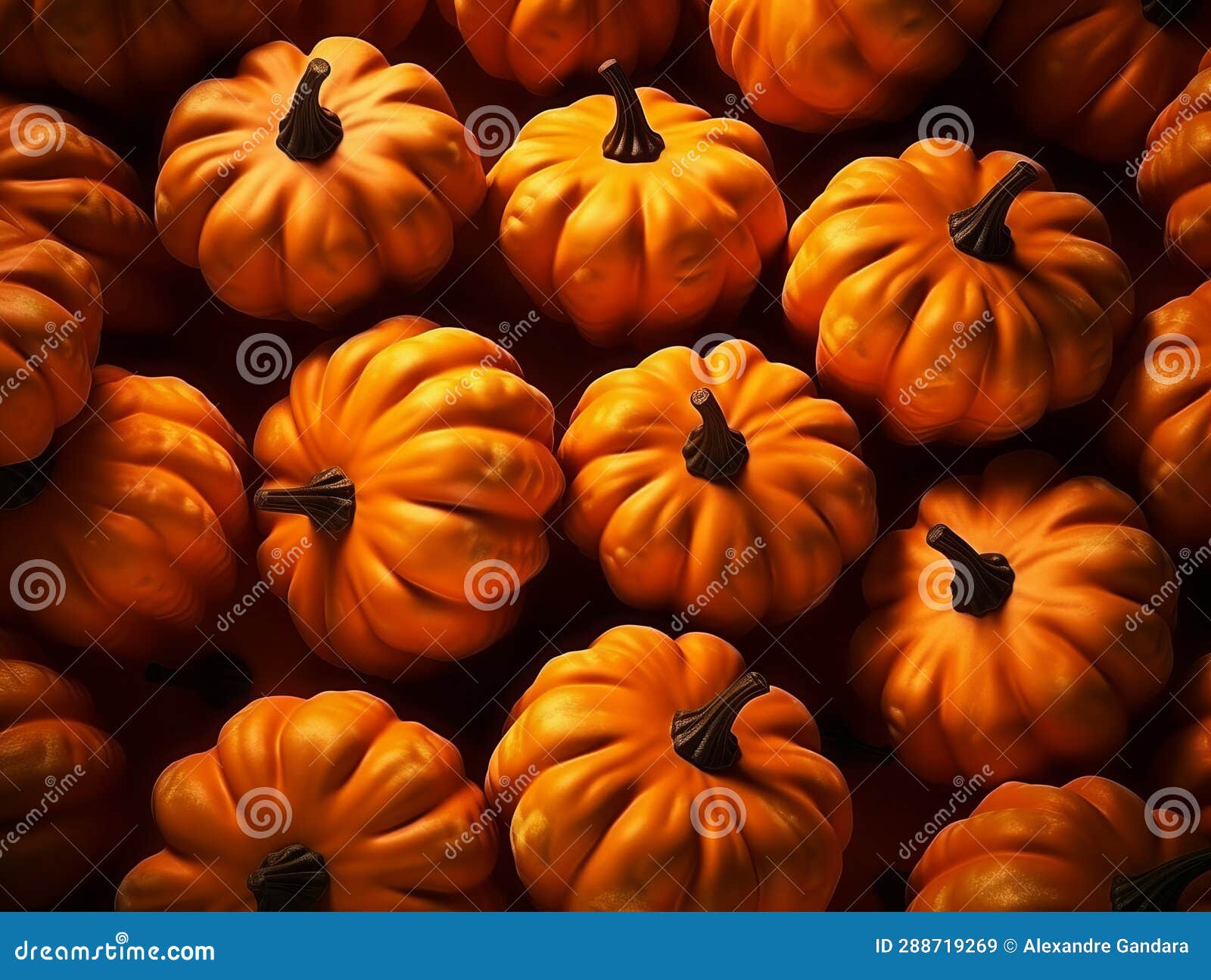 Stacked Pumpkin Pattern, Ideal Image for Halloween Stock Illustration ...