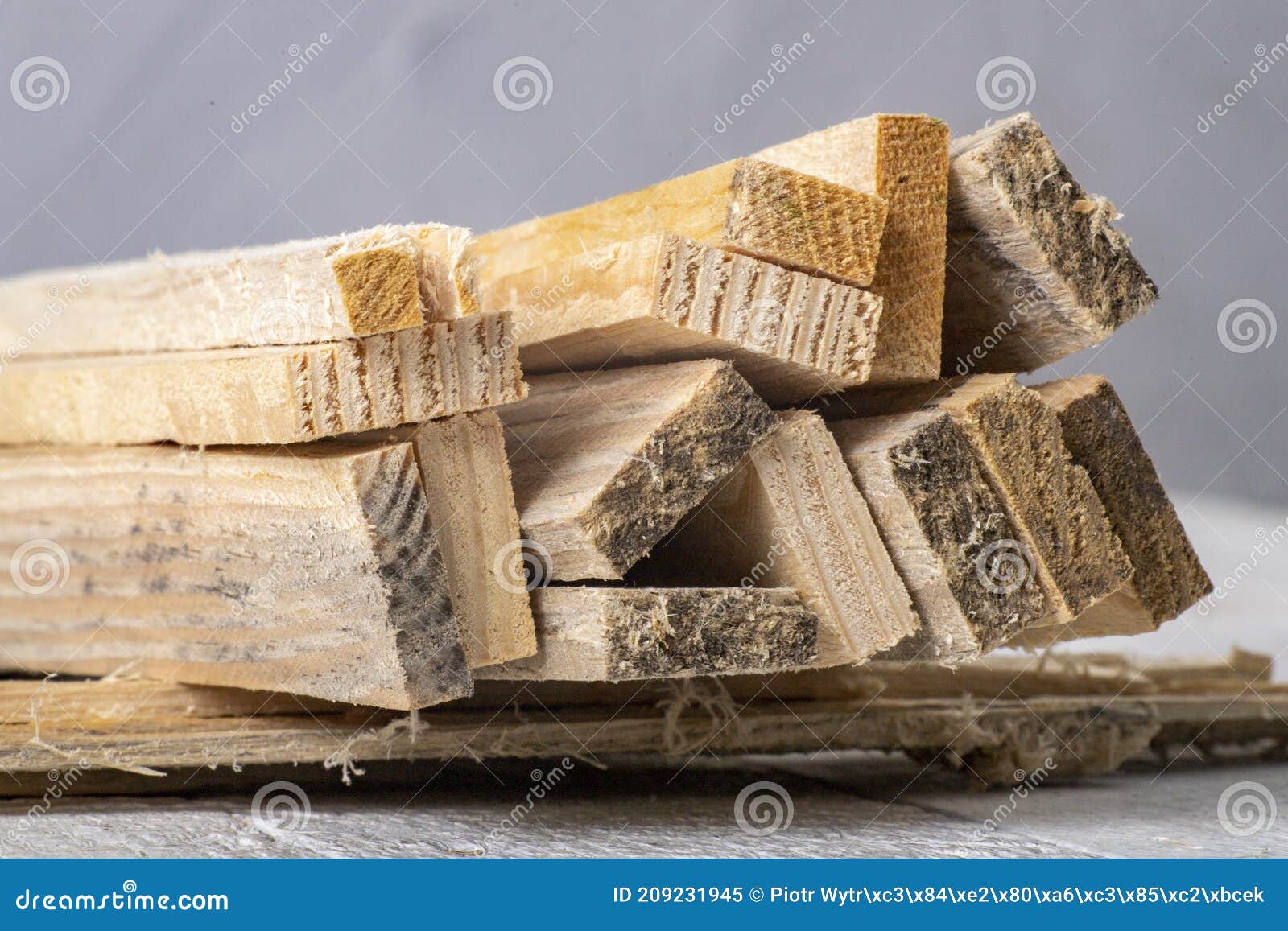 Stacked Raw Planks. Material for Use in a Carpentry Workshop Stock ...