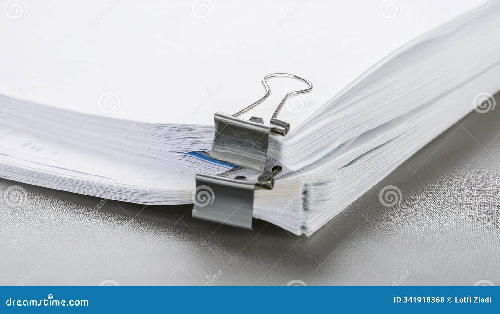 Stacked Receipts in Paper Nail Stock Photo - Image of accounting ...