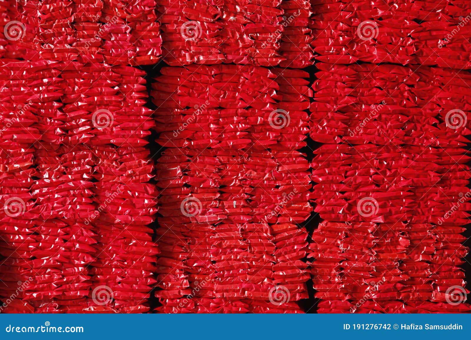 Stacked Red Packets. Decorative Background Design Stock Photo - Image ...