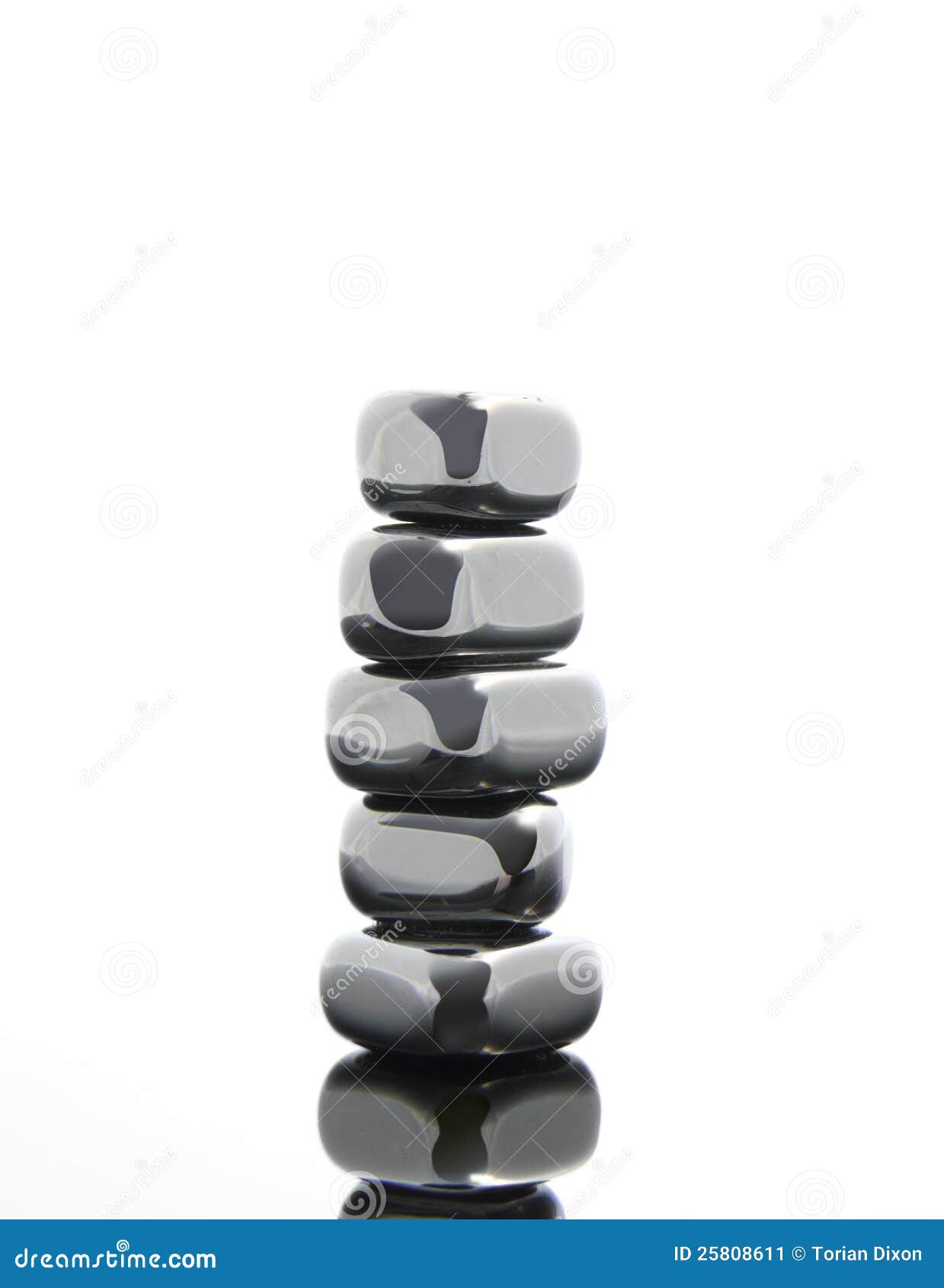 Stacked reflective stones stock image. Image of serenity - 25808611