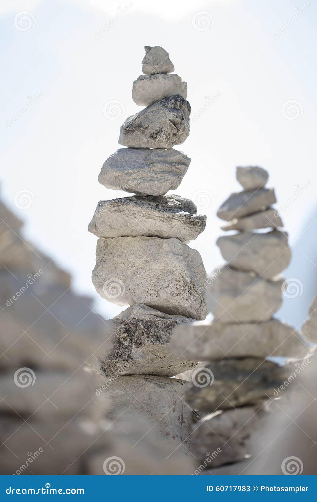 Stacked rock tower stock image. Image of geology, pyramid - 60717983