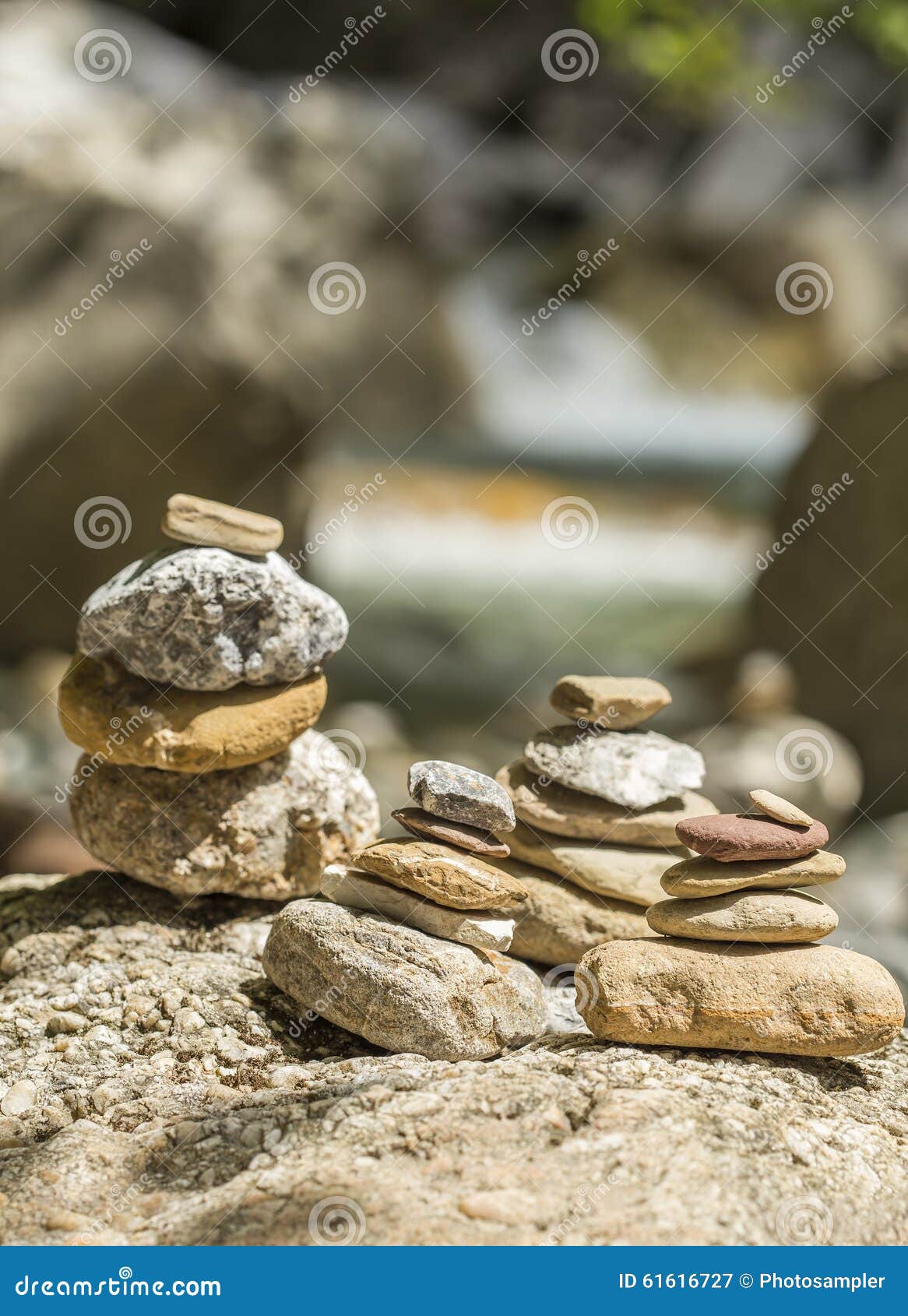 Stacked rock tower stock image. Image of shape, pebble - 61616727