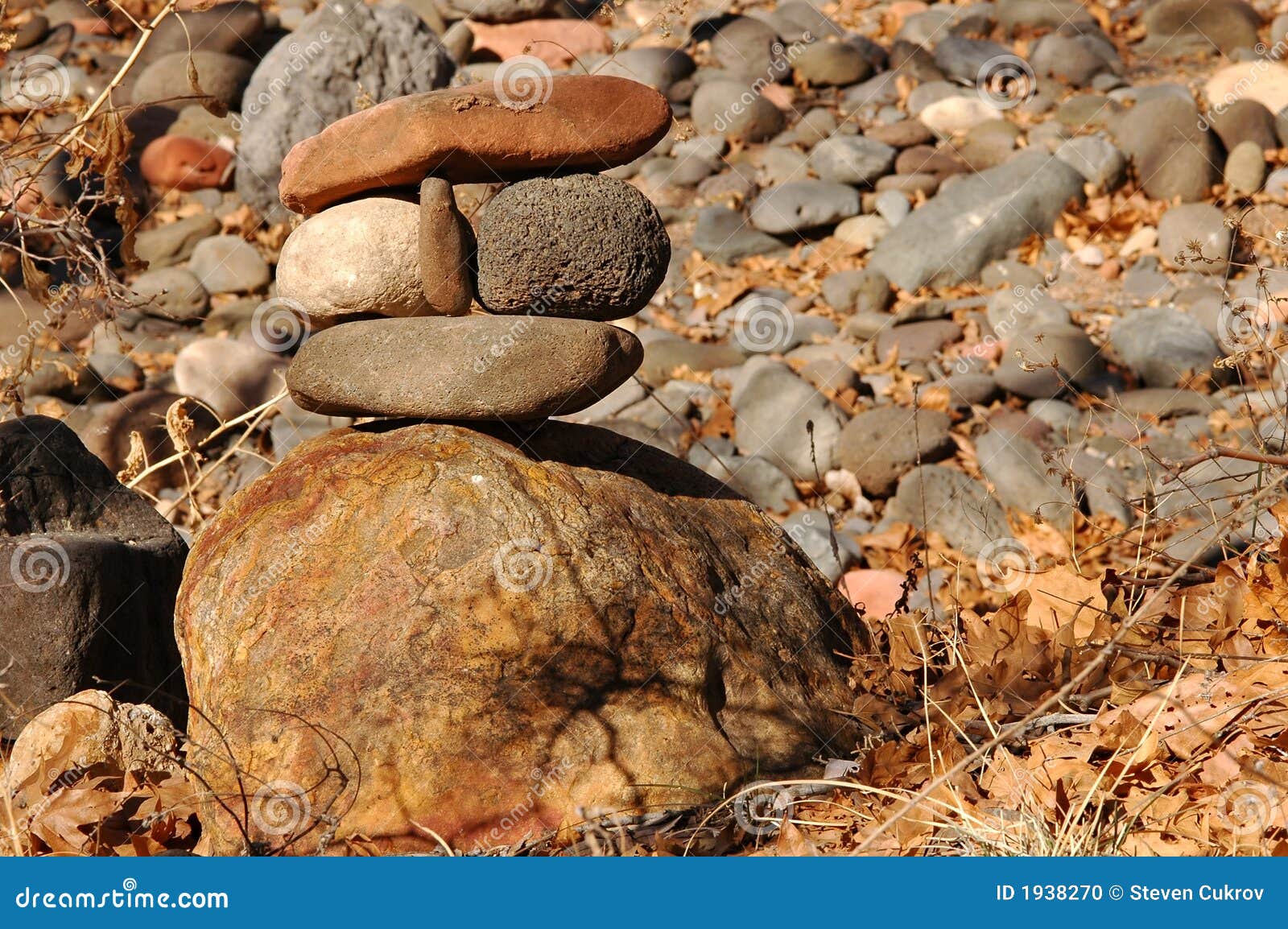 Stacked Rocks stock photo. Image of fall, balance, autumn - 1938270
