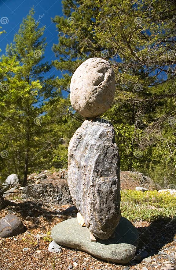 Stacked Rocks stock photo. Image of balancing, long, stacked - 6079662