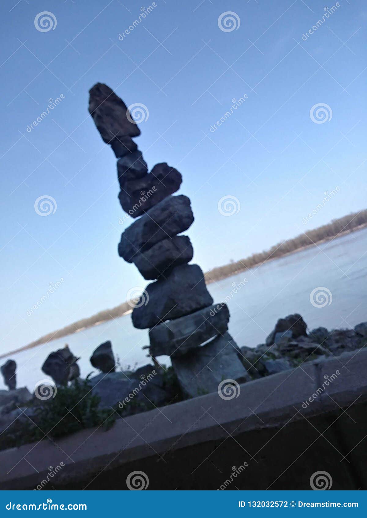 Stacked rocks stock photo. Image of stack, rocks, water - 132032572