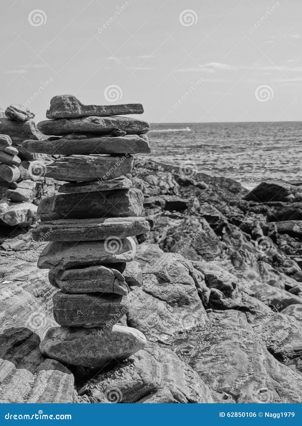 Stacked rocks stock photo. Image of point, landscape - 62850106