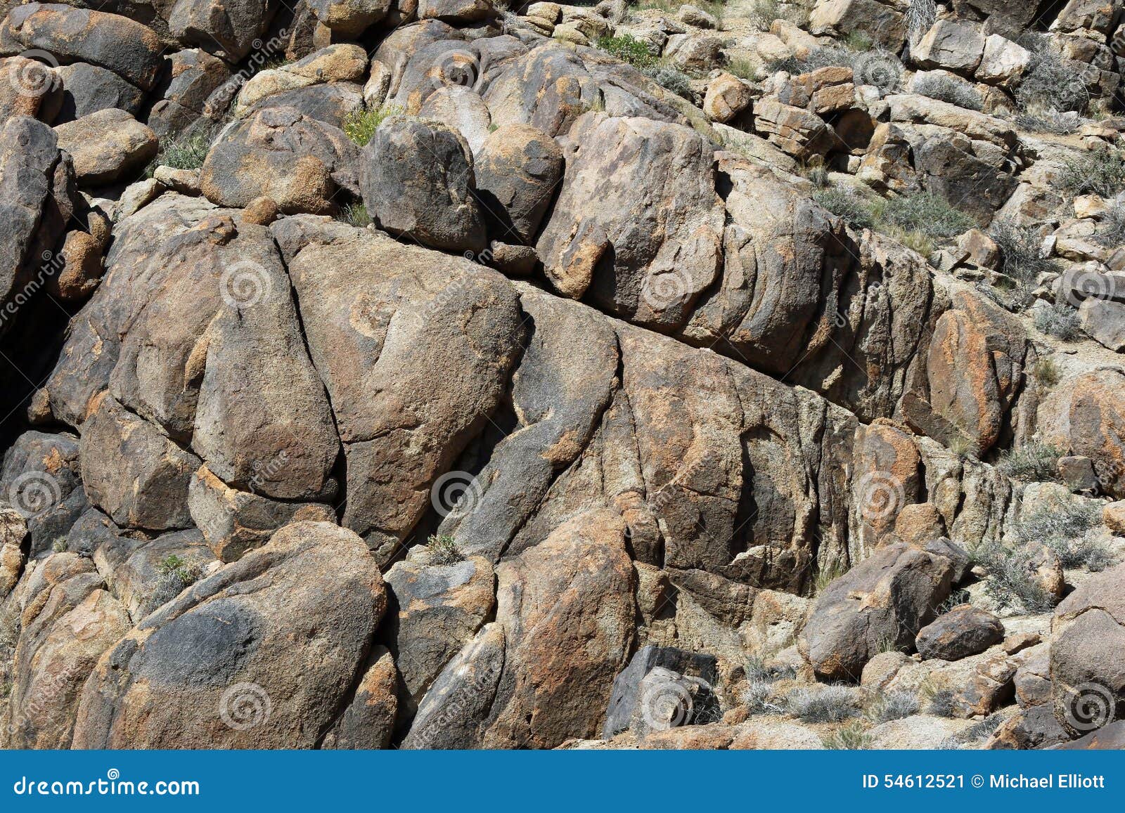 Stacked Rocks stock image. Image of dirt, chaparral, fracture - 54612521