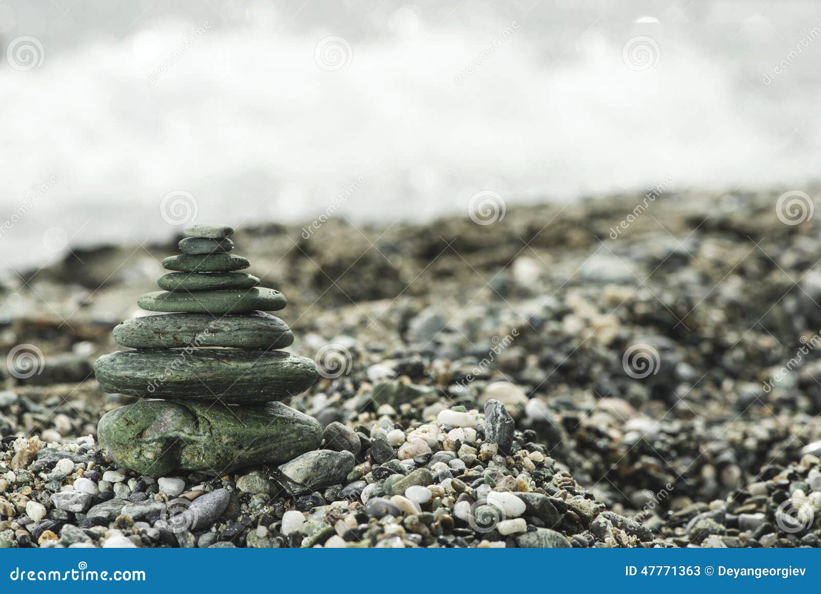 Stacked sea stones stock image. Image of stacked, abstract - 47771363