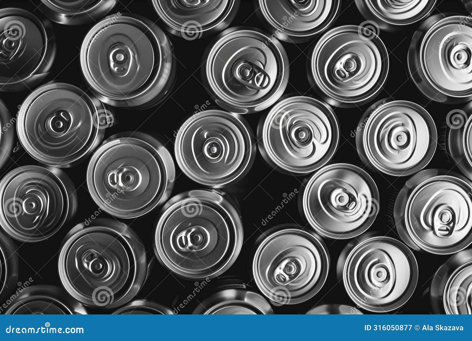 Stacked Soda Cans in Neat Rows Stock Illustration - Illustration of ...