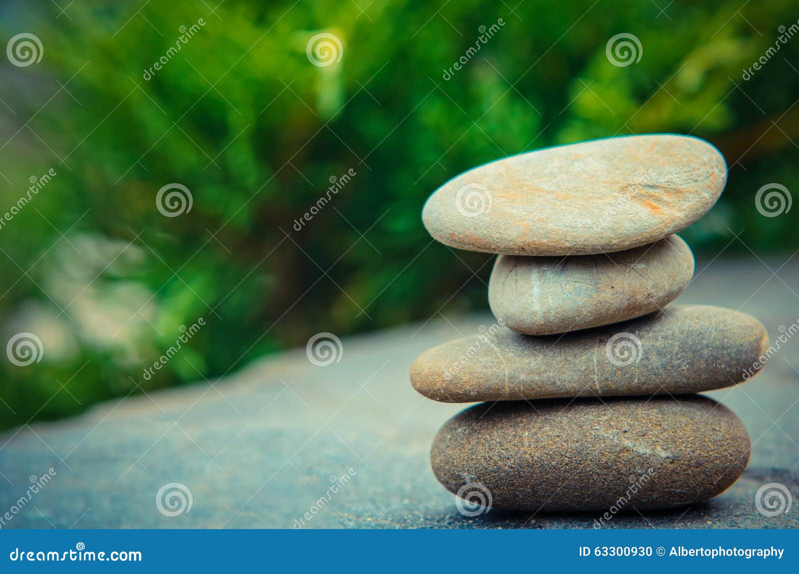 Stacked spa stones stock photo. Image of relaxation, grey - 63300930