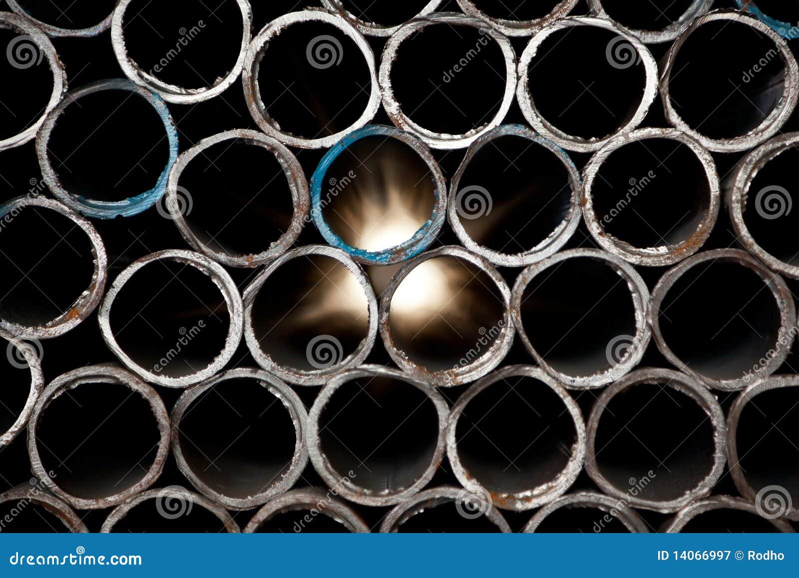 Stacked Steel Pipe Abstract Stock Image - Image of ruined, light: 14066997
