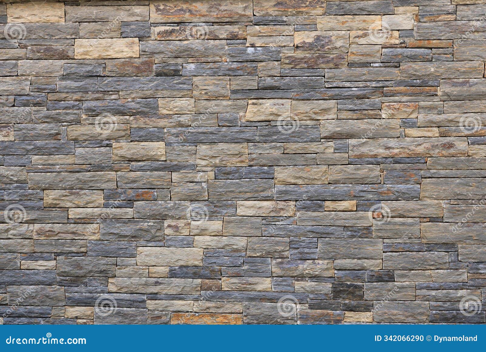 Stacked Stone Brick Wall. Stone Cladding Wall Made of Natural Grey ...