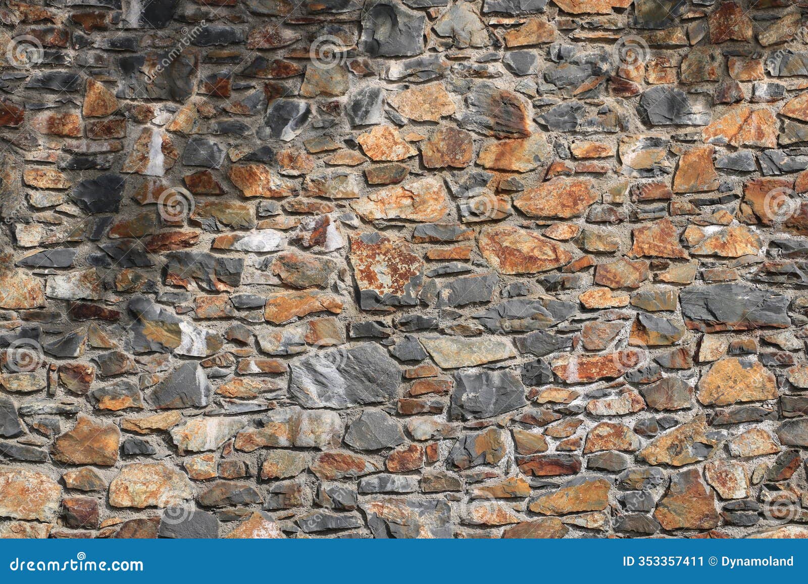 Stacked Stone Brick Wall. Stone Cladding Wall Made of Natural Grey ...