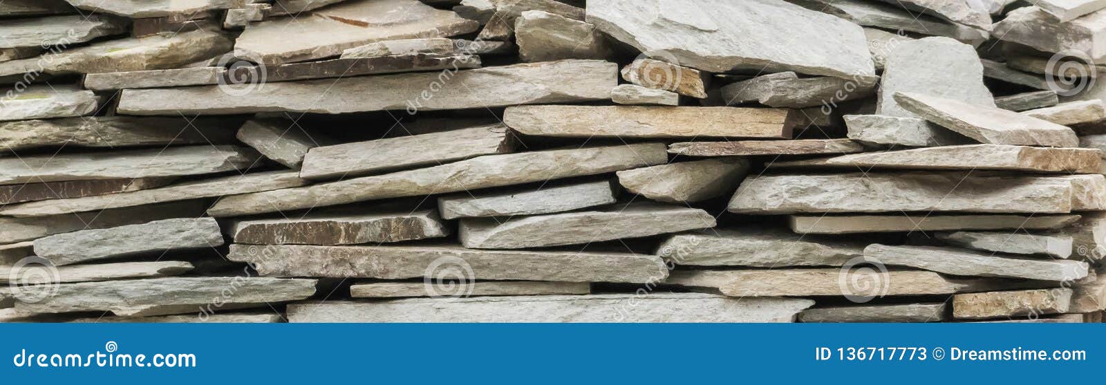 Stacked Stone Wall Texture stock image. Image of home - 136717773