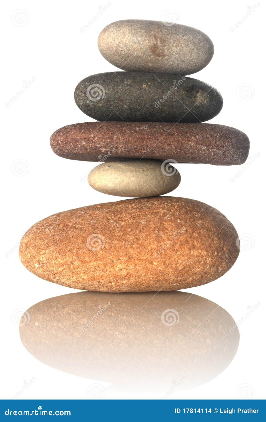 Stacked stones stock photo. Image of peaceful, life, reflection - 17814114