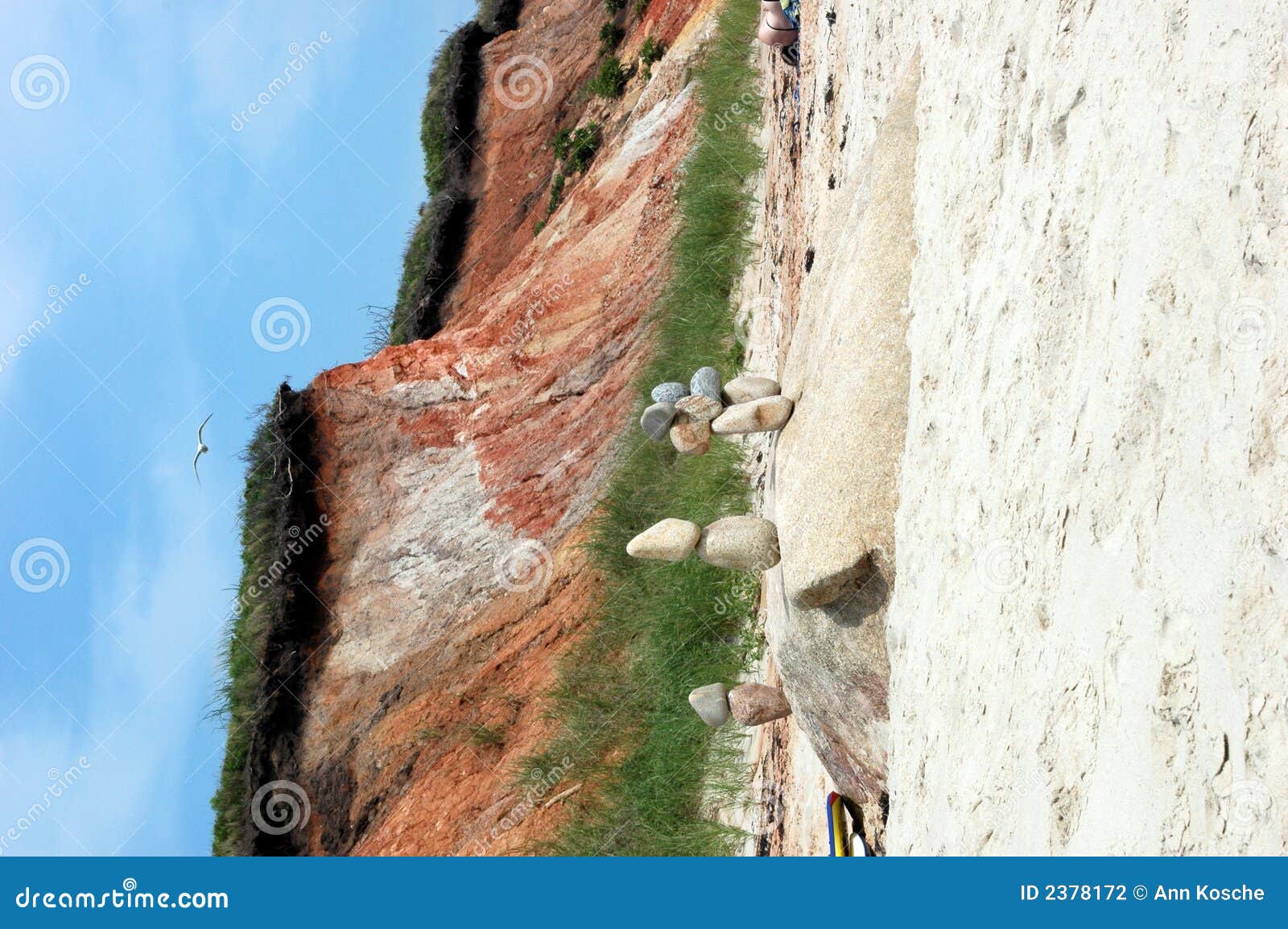 Stacked Stones on the Beach Stock Photo - Image of rocks, england: 2378172