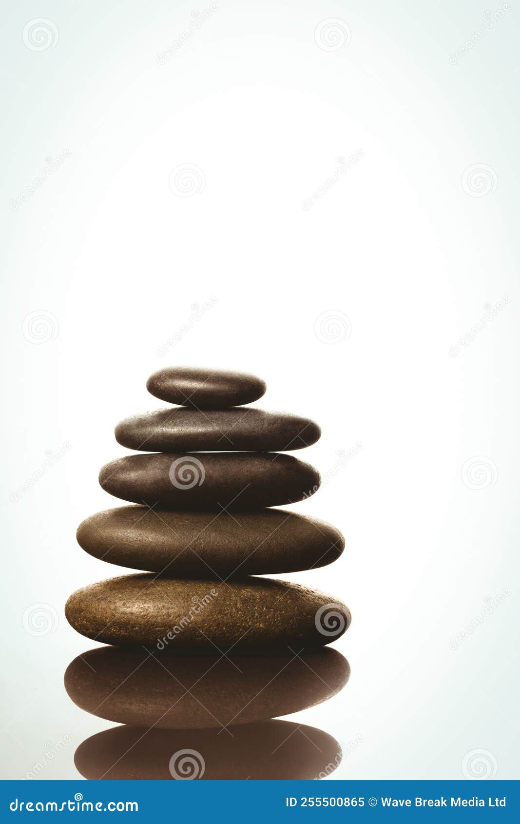 Stacked stones stock image. Image of background, pebble - 255500865