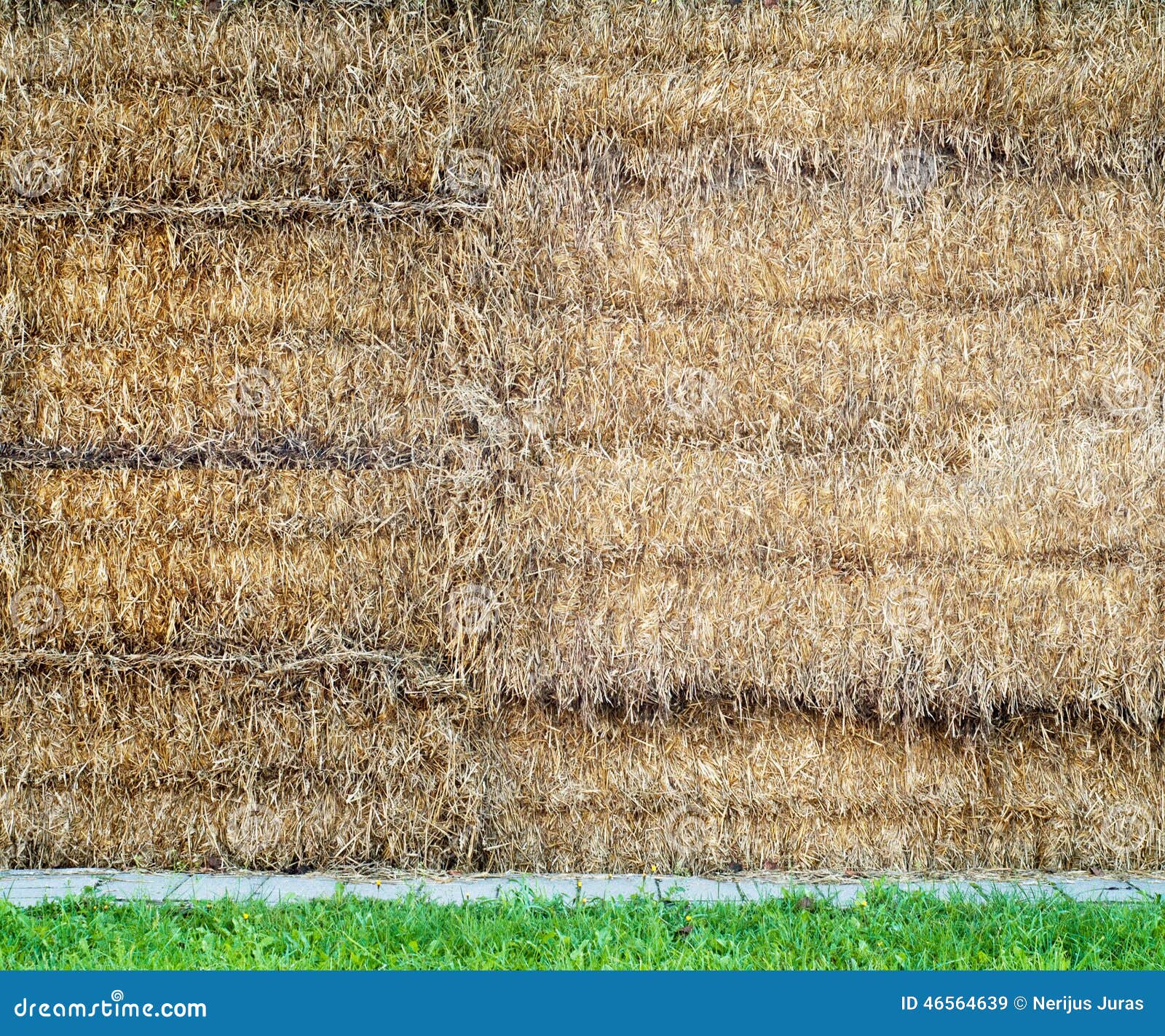 Stacked straw bales stock image. Image of agriculture - 46564639
