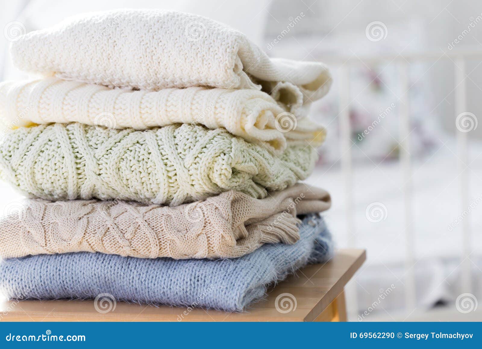 Stacked sweaters stock photo. Image of soft, autumn, lifestyle - 69562290
