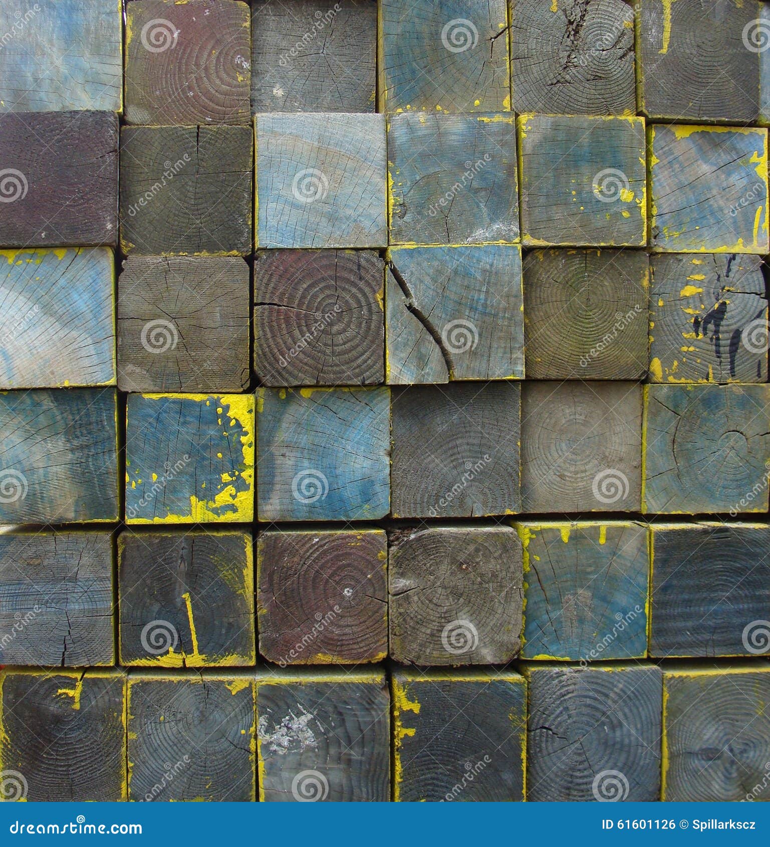 Stacked Tiled Wooden Blocks in Multiple Color Background Stock Photo ...