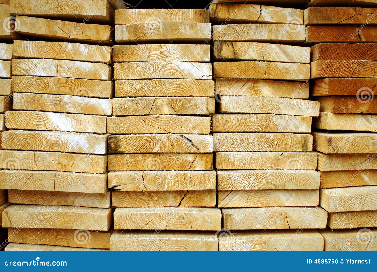 Stacked timber. stock photo. Image of wood, texture, pine - 4888790