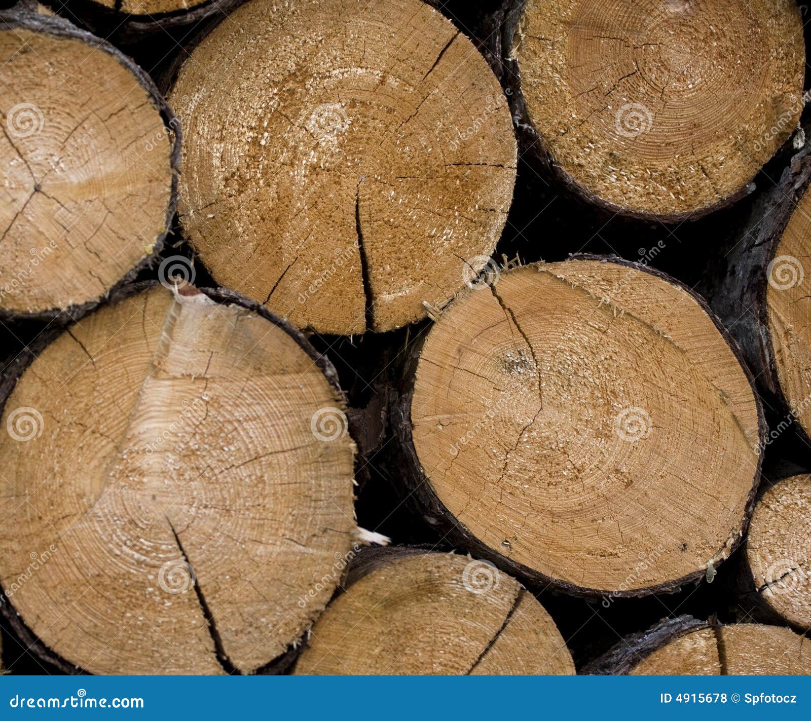 Stacked timber logs stock photo. Image of heat, abstract - 4915678