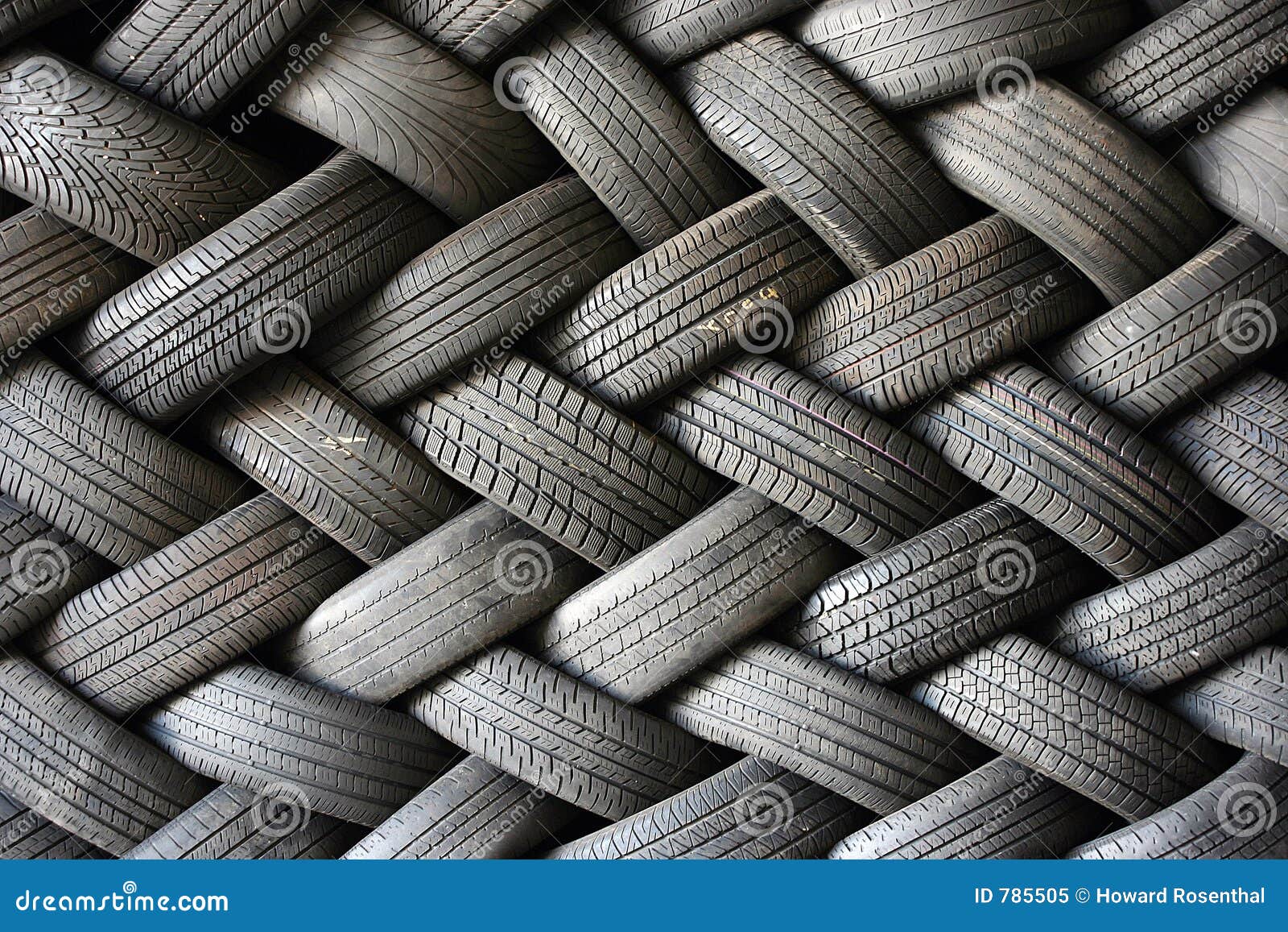 Stacked Tires In A Pattern Royalty Free Stock Photo - Image: 785505