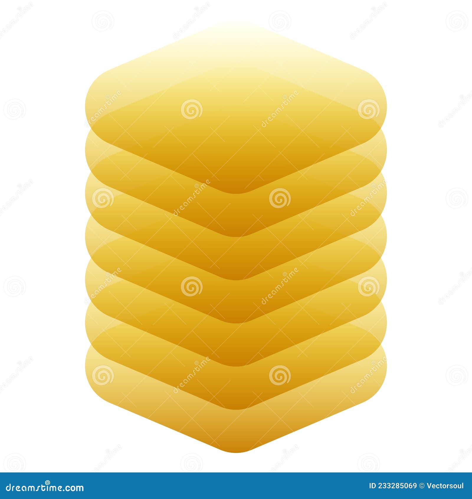 Stacked Tower Abstract Server, HDD, Hosting or Building Construction ...