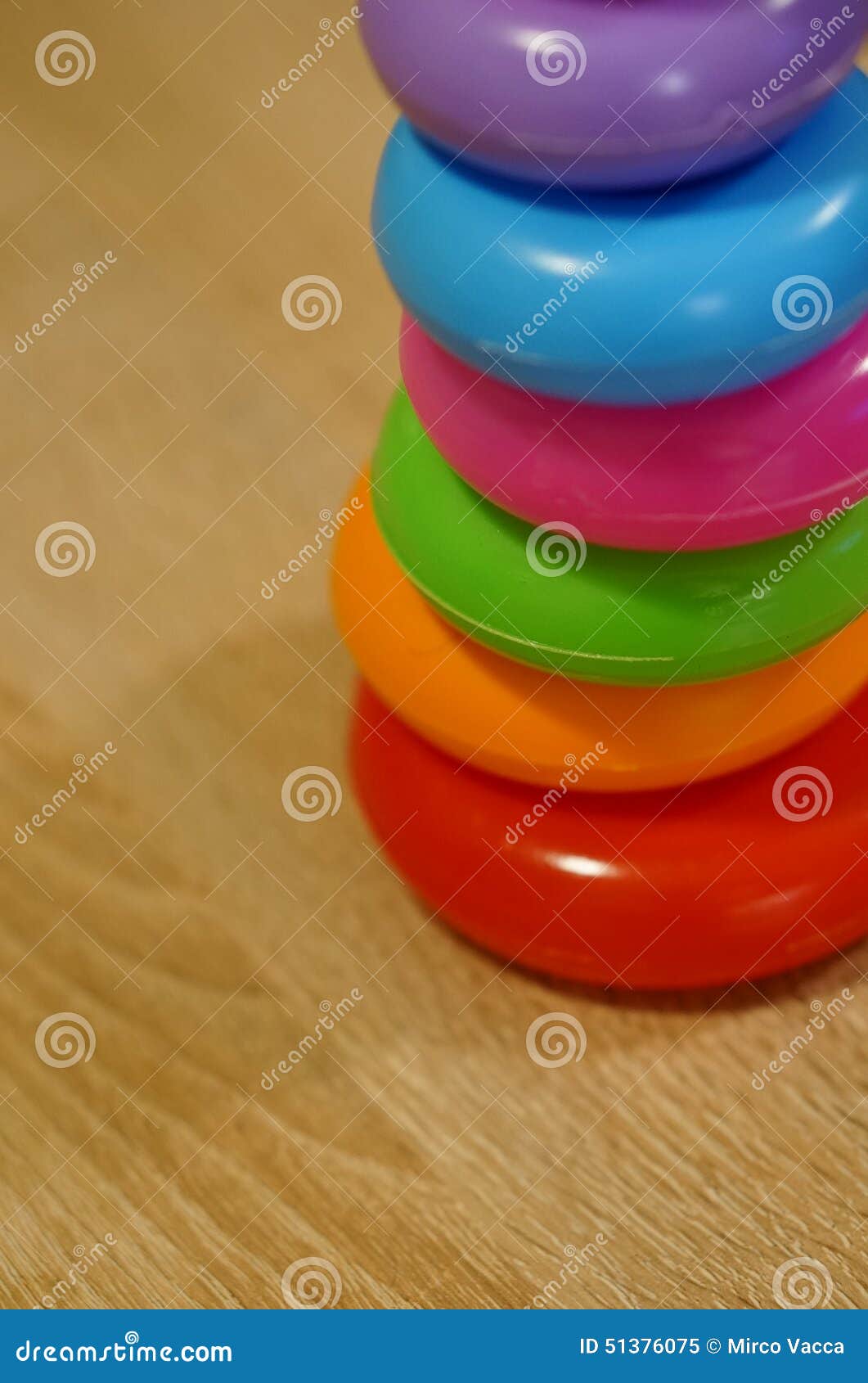 Stacked toy rings stock image. Image of circle, object - 51376075