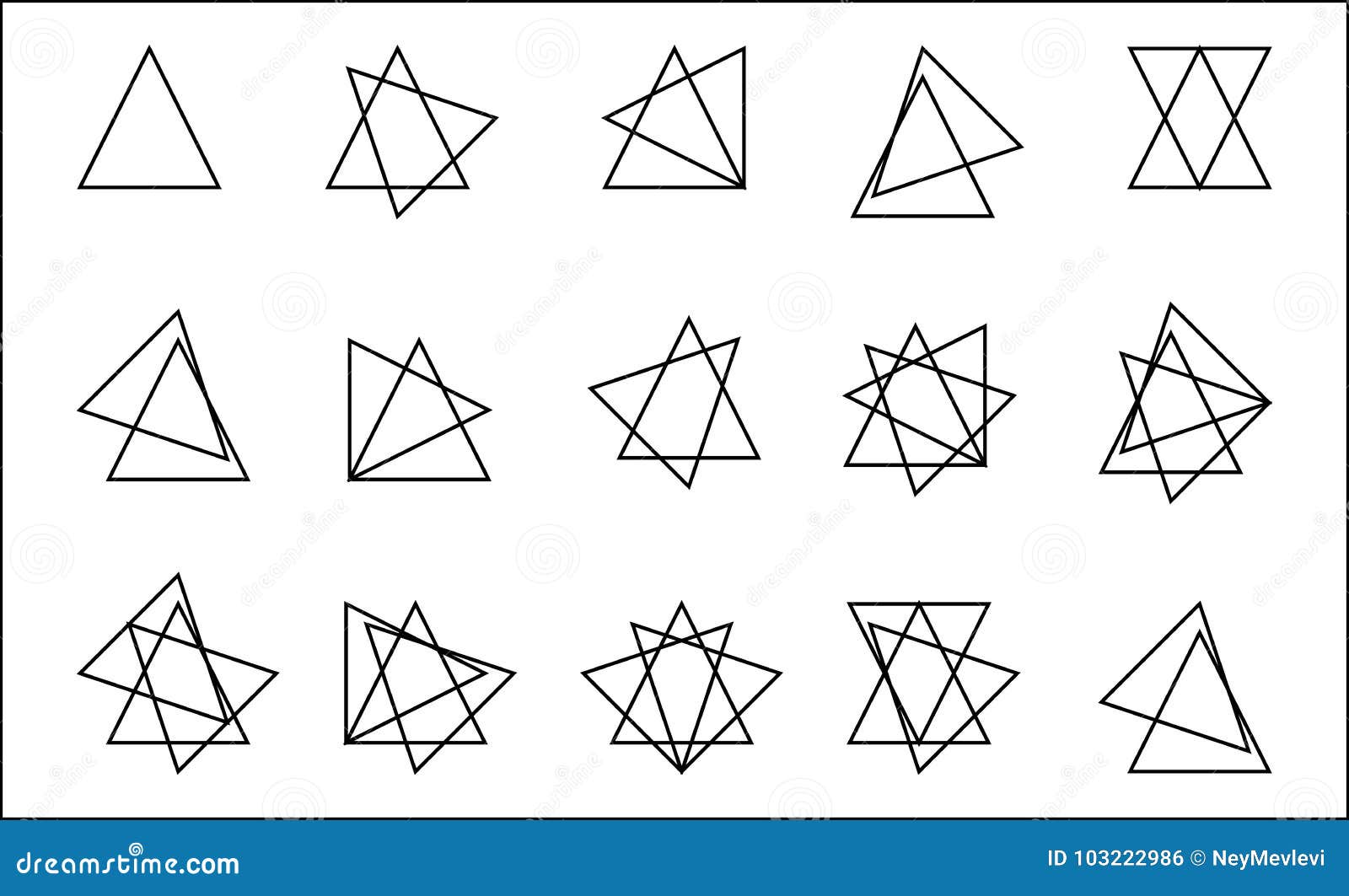 Stacked triangle stock vector. Illustration of computer - 103222986